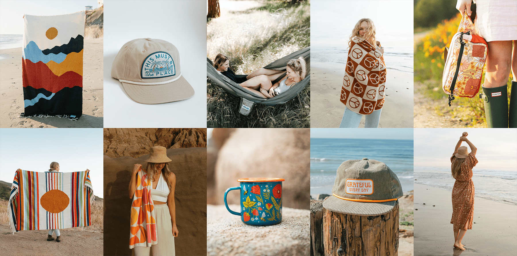 Trek Light: Happiness Inspiring Blankets, Towels, Fanny Packs & More.