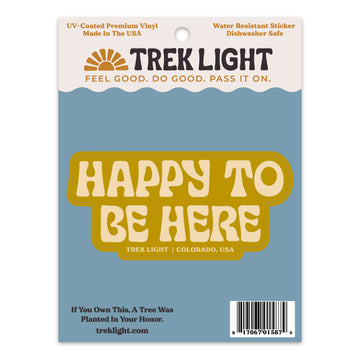 Stickers: Waterproof. UV Coated. Dishwasher Safe. Trek Light.