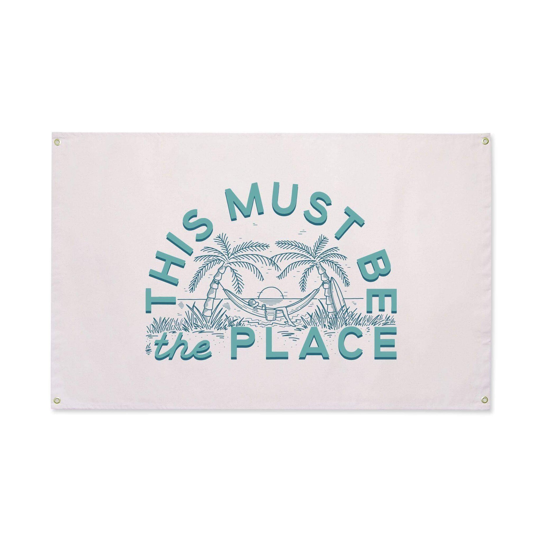 USA-Made Canvas Flag: This Must Be The Place | Trek Light
